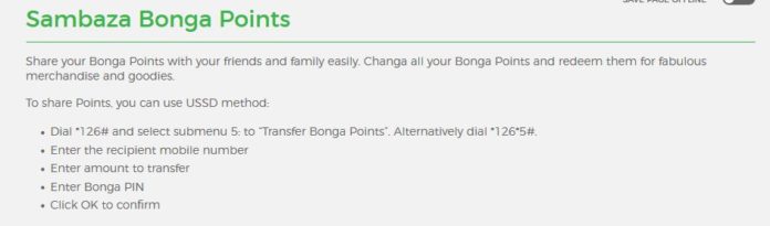 How to Transfer Bonga Points to Another Mobile Number - Venas News