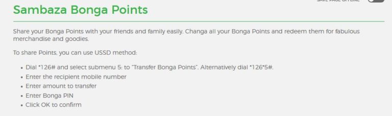 How to Transfer Bonga Points to Another Mobile Number - Venas News