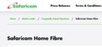 Safaricom Home Fibre packages and prices 2024 - Venas News